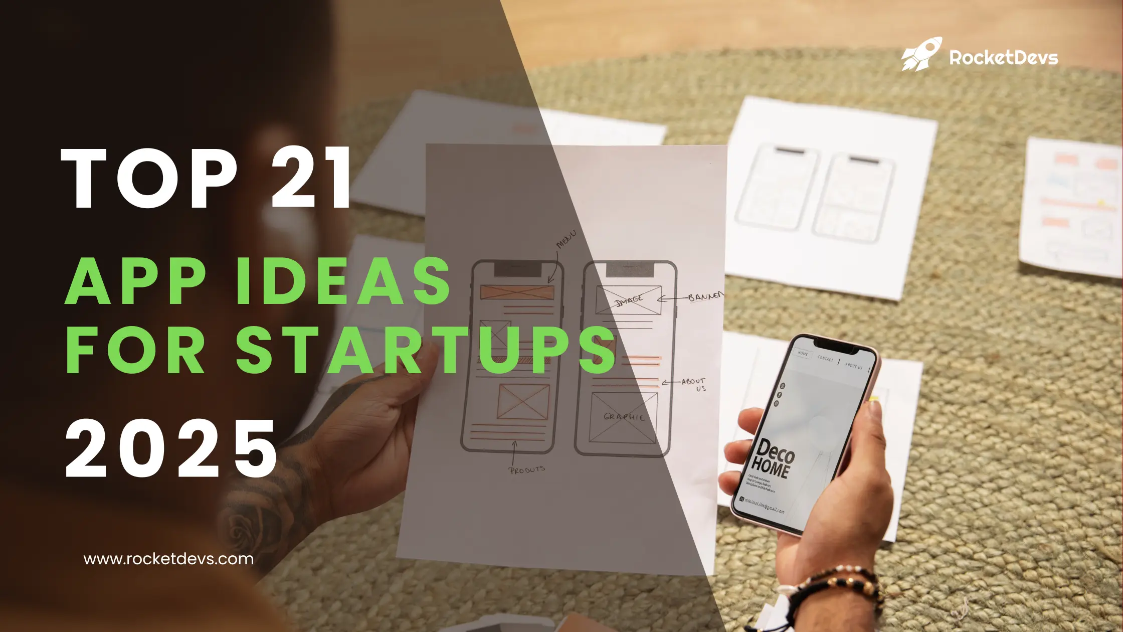 The Best 21 App Ideas for Startups (2025) Blog | RocketDevs